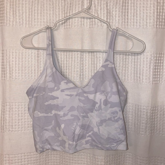 lululemon athletica | Tops | Lululemon White Camo Align Tank | Poshmark